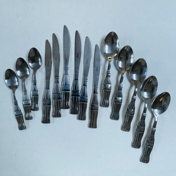 Gibson | Dining | Coca Cola Silverware Set Of 4 Spoons Knives Gibson ...